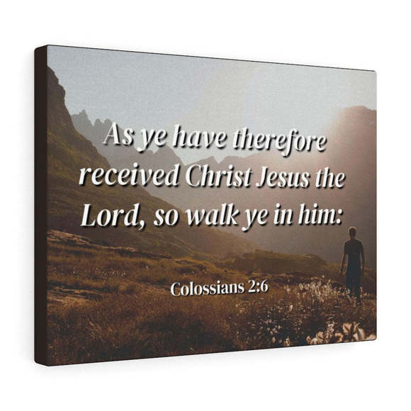 Express Your Love Gifts | Art | Scripture Sign Received Colossians 26 ...